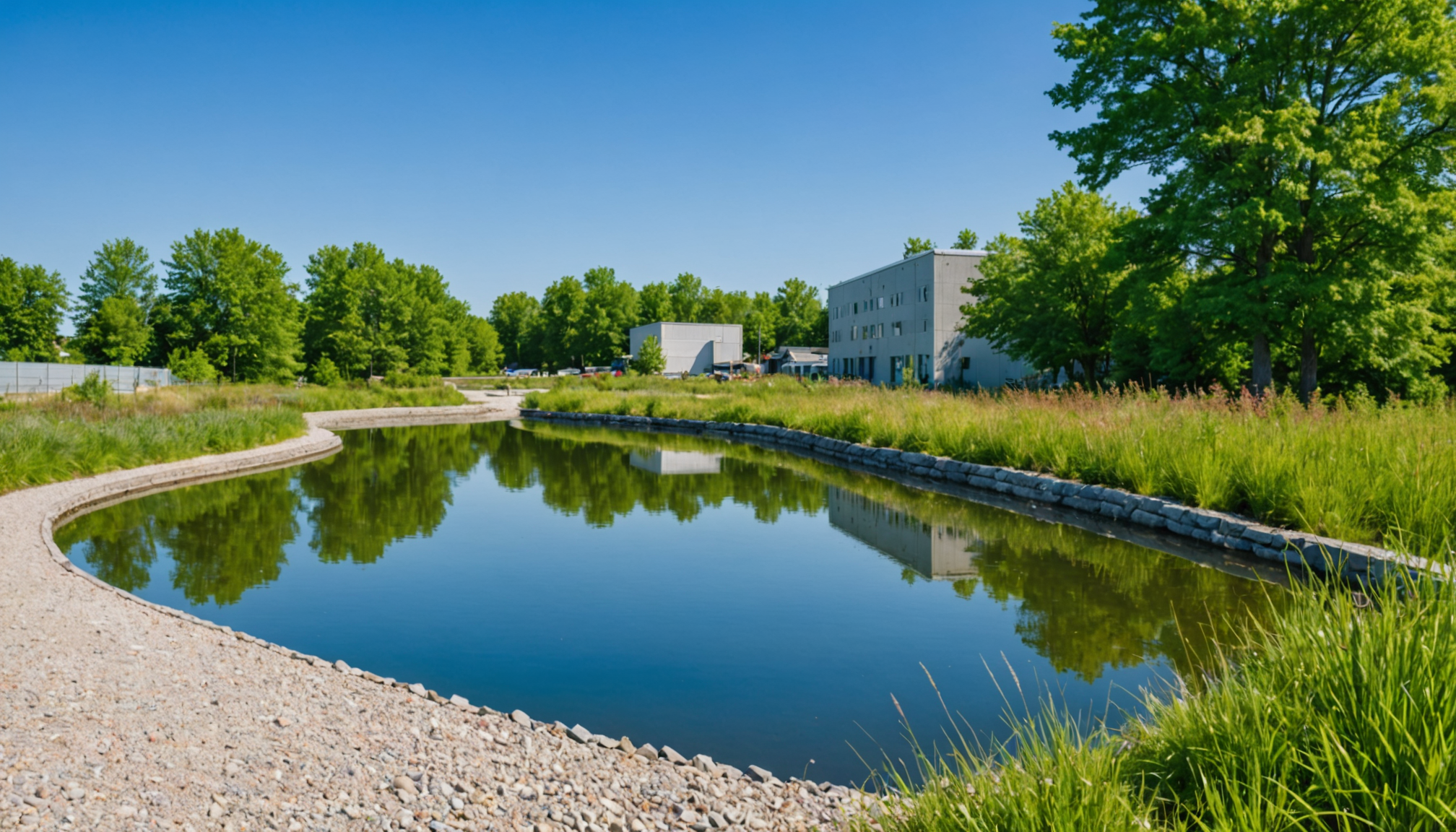 Stormwater Retention Pond Basics for GTA Industrial Sites - Aden Earthworks